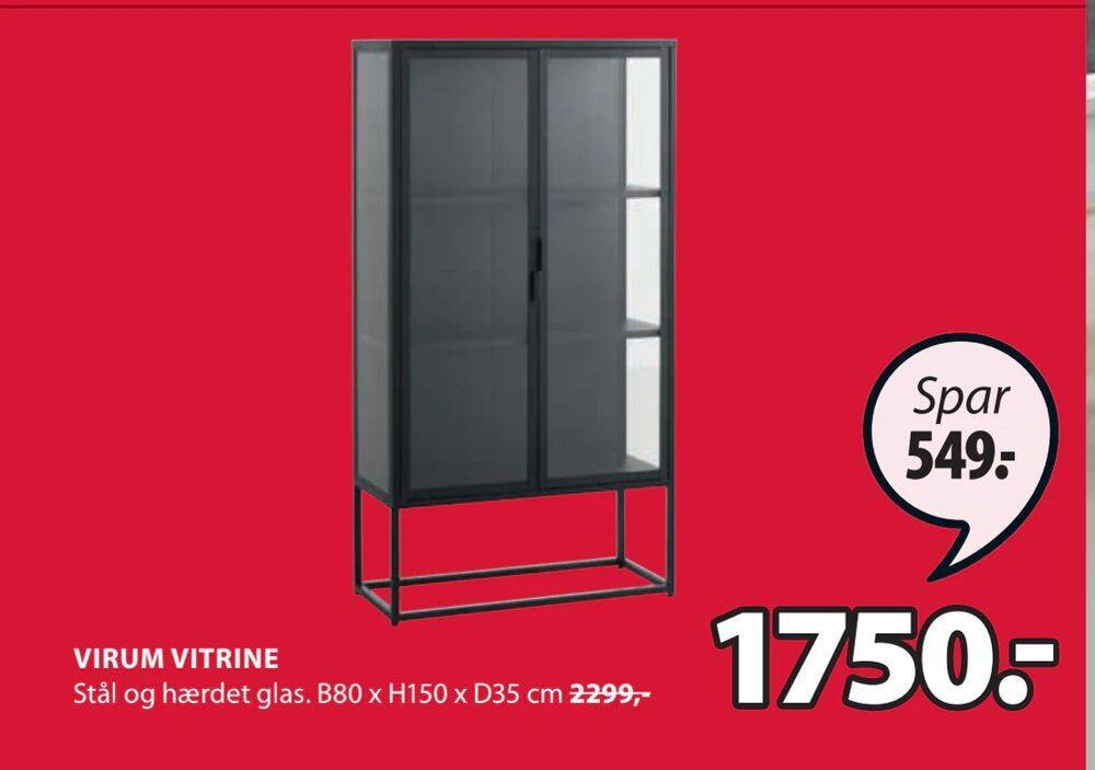 Virum vitrine tilbud hos JYSK