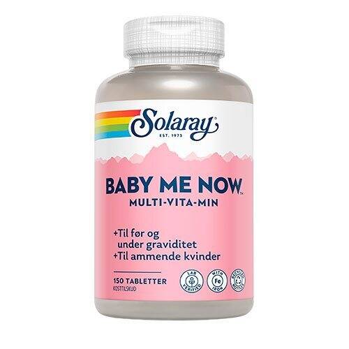 Solaray Baby-Me-Now Multi-Vita-Min - 150 tab tilbud hos Helsam