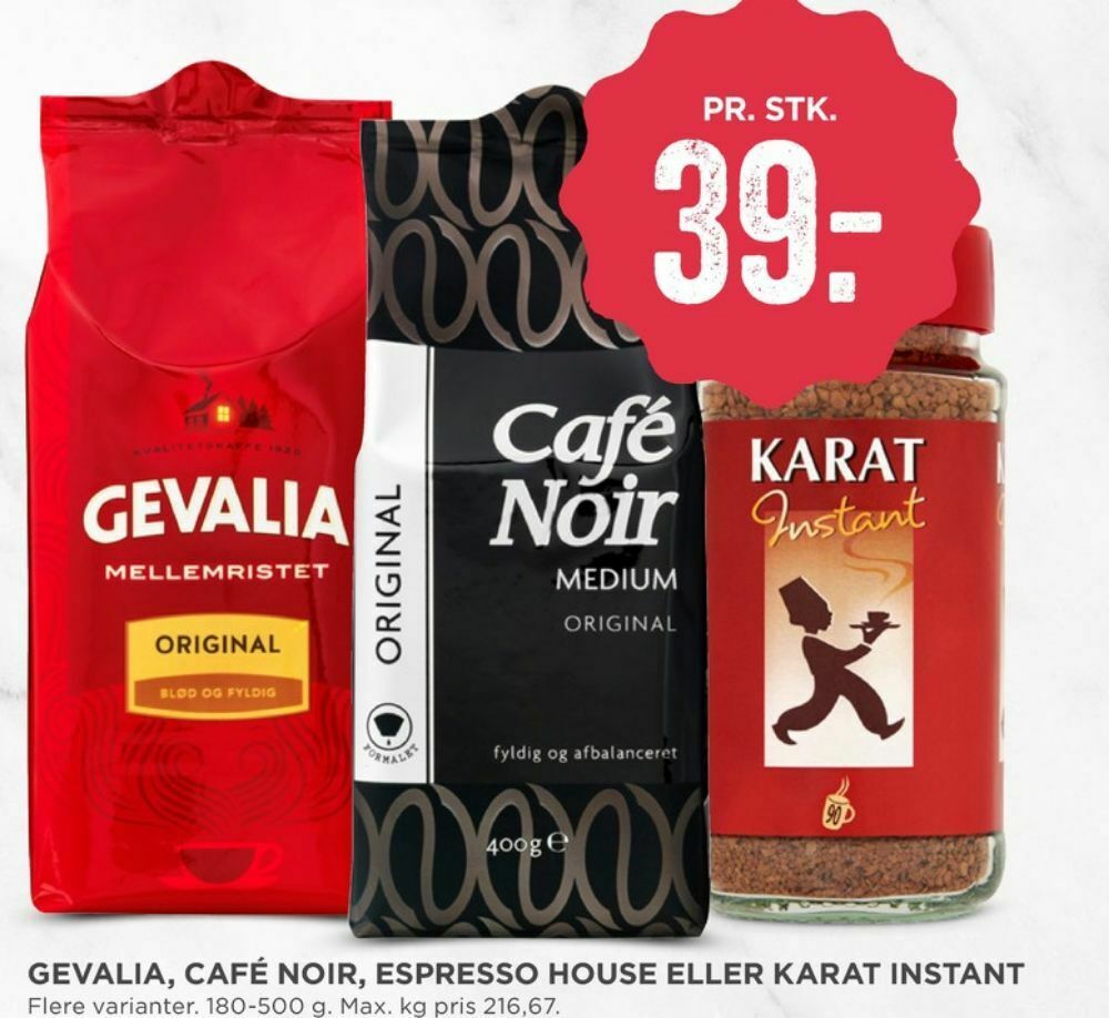 Original kaffe formalet tilbud hos MENY