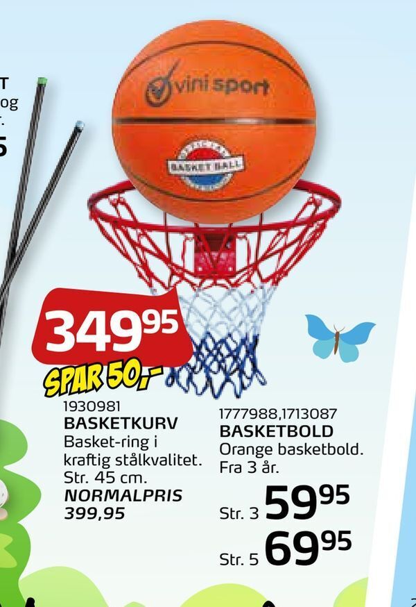 Basketkurv tilbud hos Legekæden