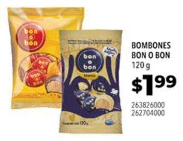 BOMBONES BON O BON 120g oferta en Tia