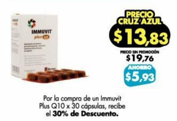 Immuvit Plus Q10 X Caja Con 30 Capsulas – Compre En, 41% OFF