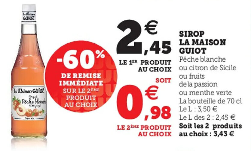 Sirop Monin Maison Guiot | Ventana Blog