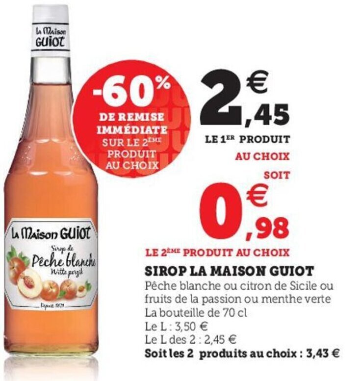 Sirop Monin Maison Guiot | Ventana Blog