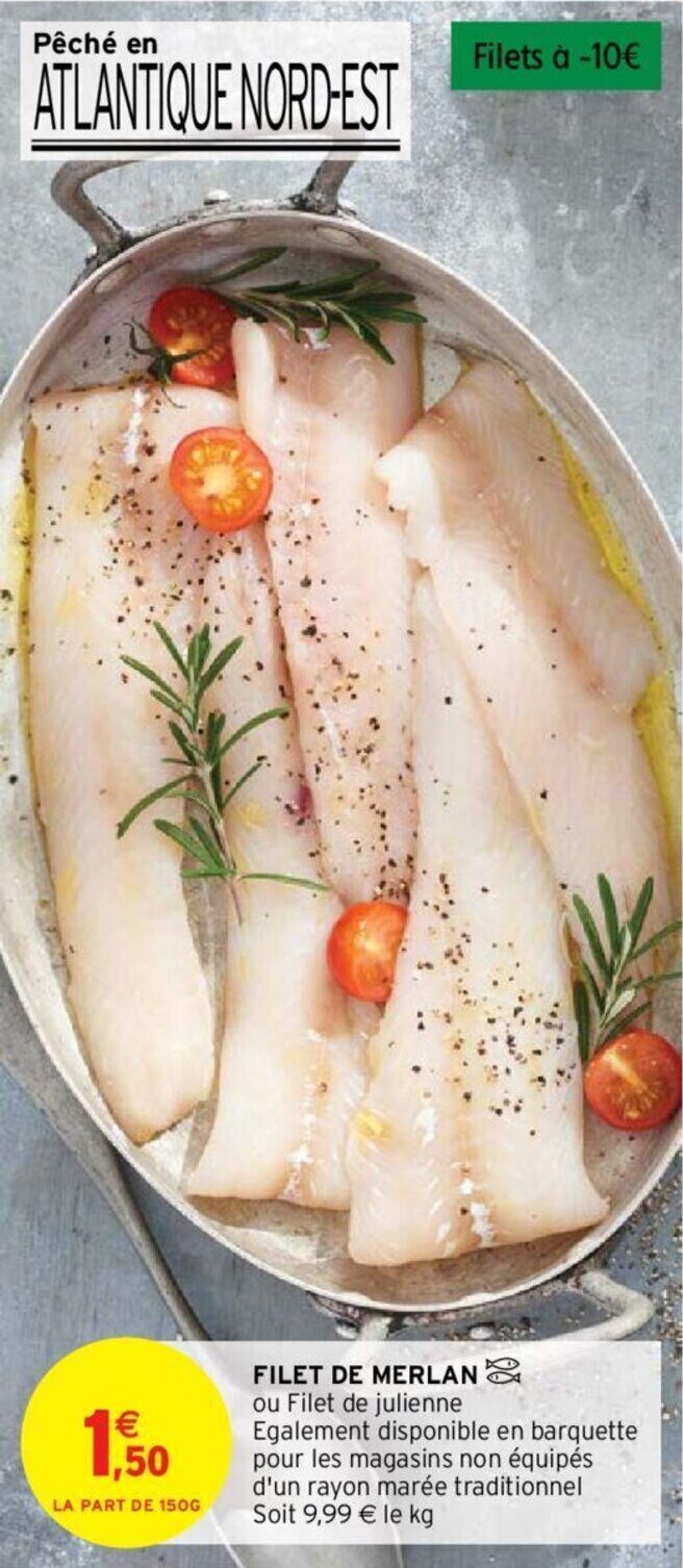 Promo Filet de merlan chez Intermarché