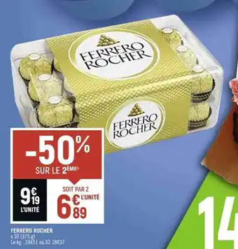 Ferrero rocher spar store