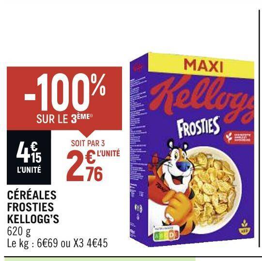 Promo Kellogg's Spar – avr. 2025