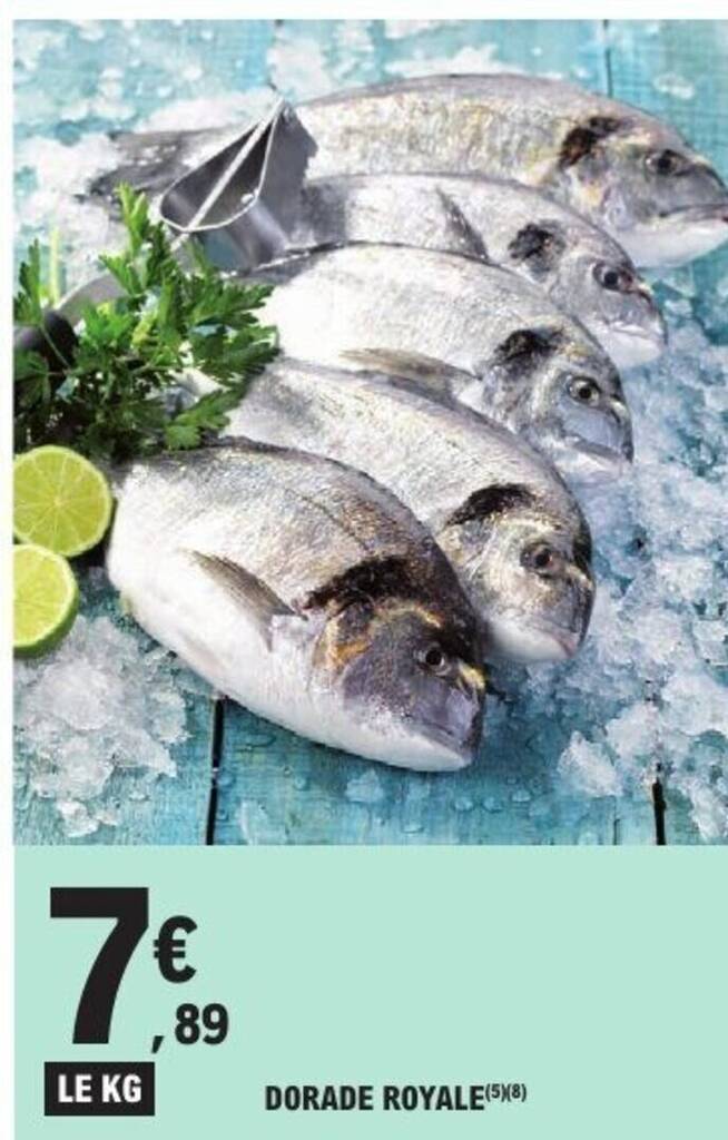 Promo Dorade royale 1 kg chez E.Leclerc