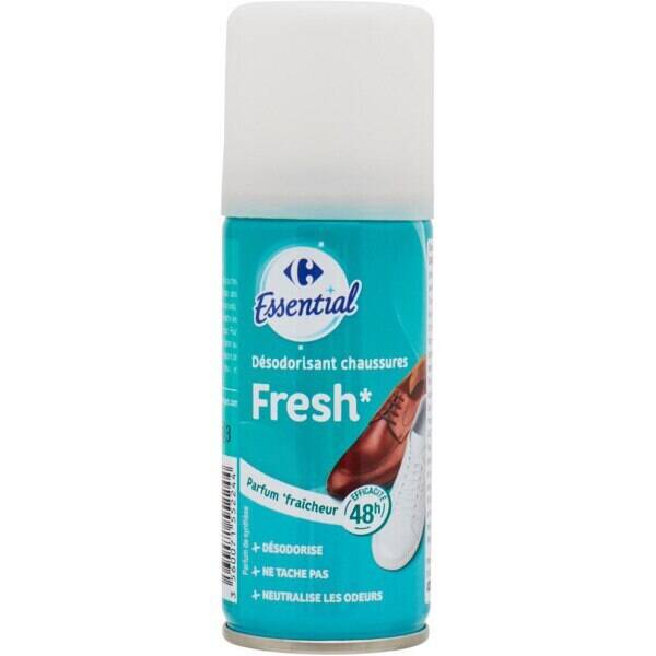 Promo Carrefour essential désodorisant chaussures chez Carrefour