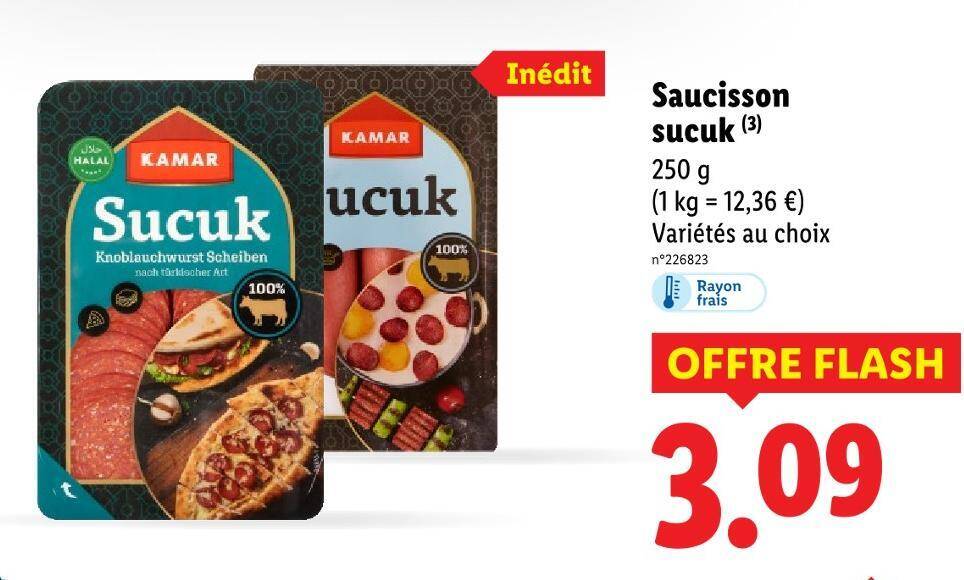 Promo Kamar saucisson sucuk chez Lidl
