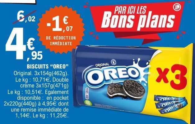 Promo Biscuits Oreo chez E.Leclerc