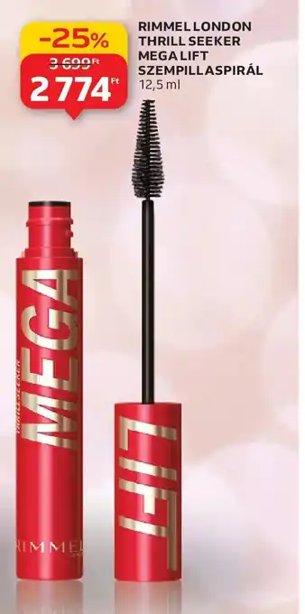 RIMMEL LONDON THRILL SEEKER SZEMPILLASPIRÁL 12,5 ml akció az Auchan-nél