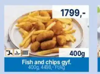 Fish and chips gyf. 400 g akció az Family Frost-nél