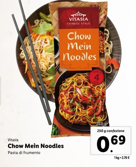 Chow Mein Noodles Vitasia Offerta Di Lidl