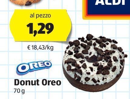 Donut oreo offerta di ALDI
