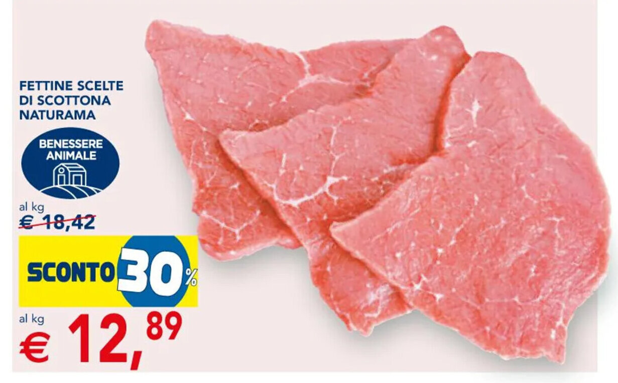 Scottona offerta e prezzo Esselunga - giu 2025