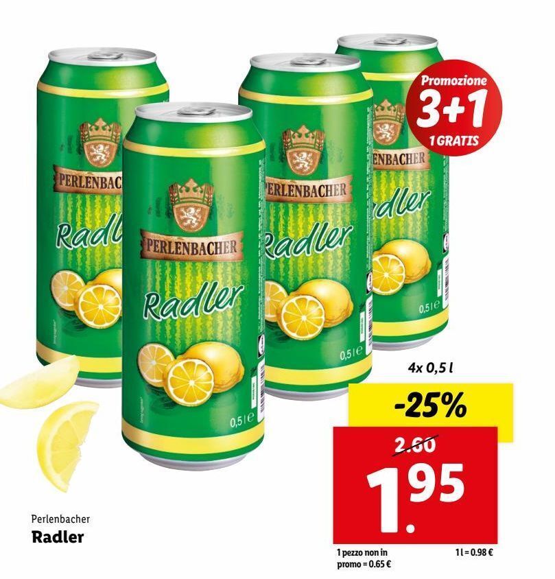 Radler offerta di Lidl