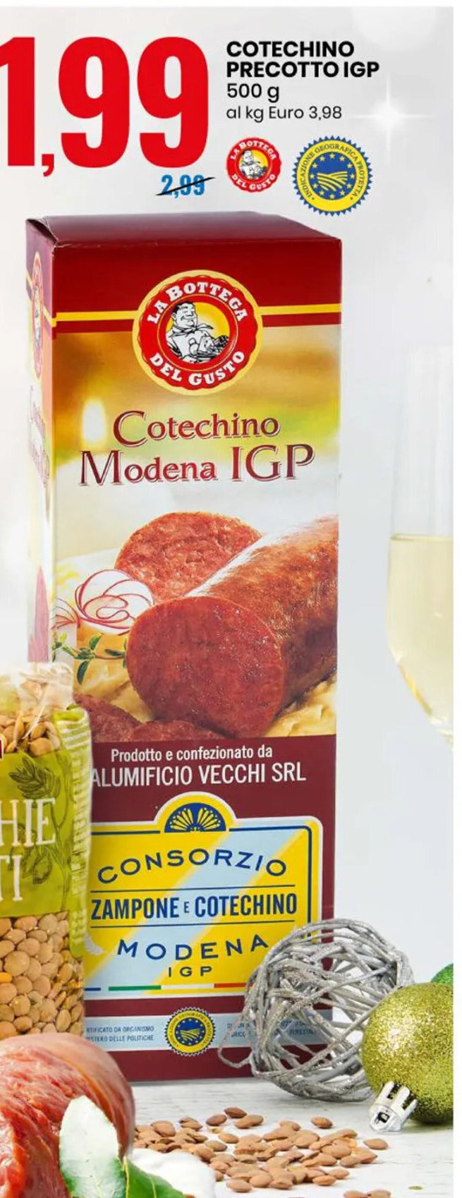 Cotechino Precotto IGP 500 g offerta di Eurospin