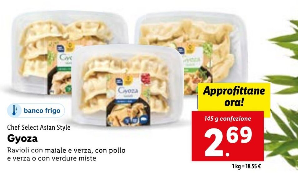 Offerta Chef Select Asian Style Gyoza 145 g nel volantino di Lidl
