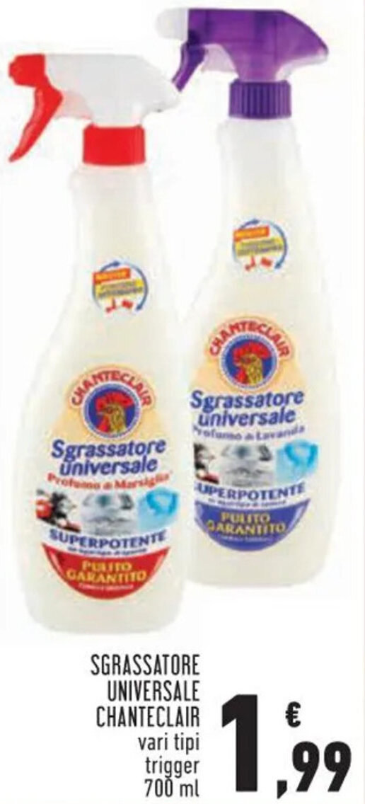 Chanteclair Sgrassatore Universale Vari Tipi Trigger 700 ml offerta di ...