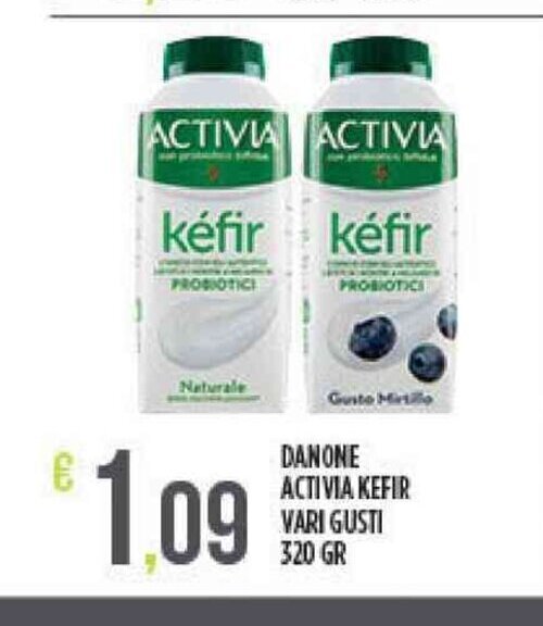 Danone Activia Kefir Vari Gusti 320 Gr offerta di Supermercato Pollio