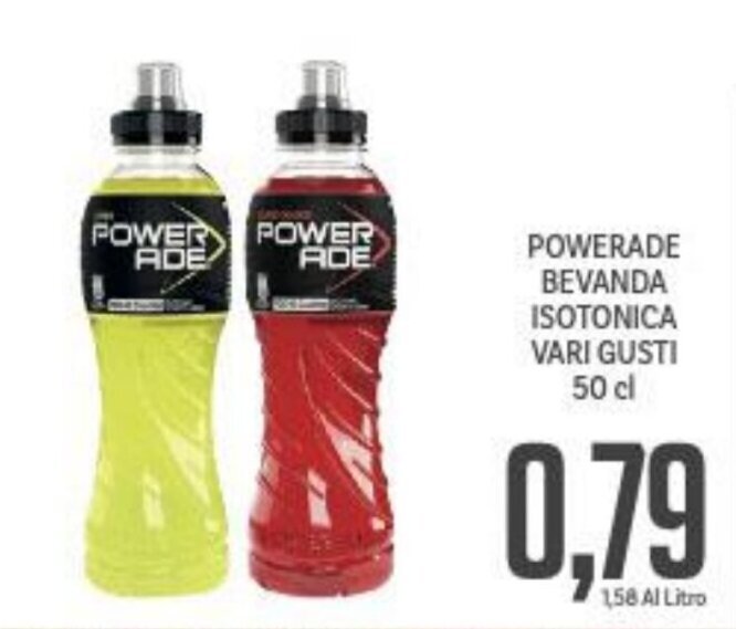 Powerade Bevanda Isotonica vari gusti 50 cl offerta di Supermercati Piccolo