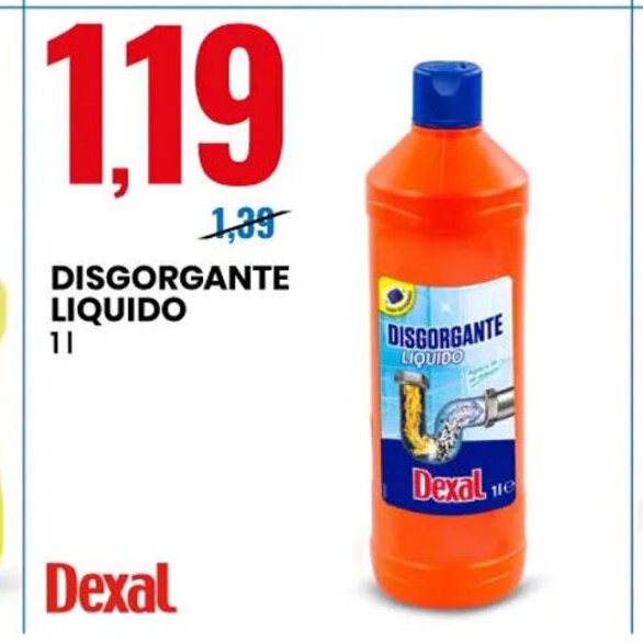 Dexal Disgorgante Liquido 1 L offerta di Eurospin
