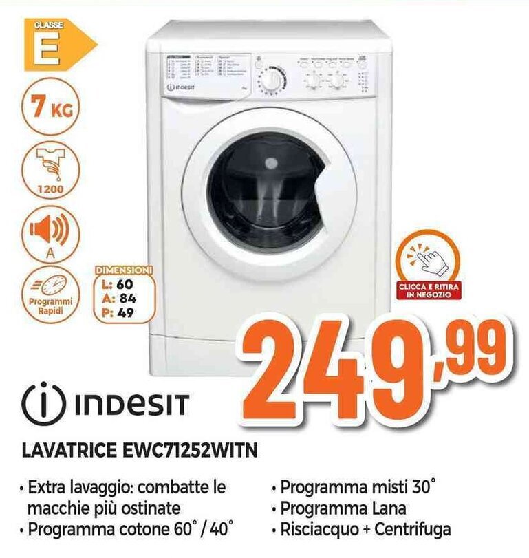 INDESIT LAVATRICE EWC71252WITN offerta di Expert