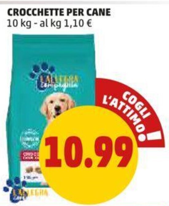 CROCCHETTE PER CANE 10 kg offerta di PENNY