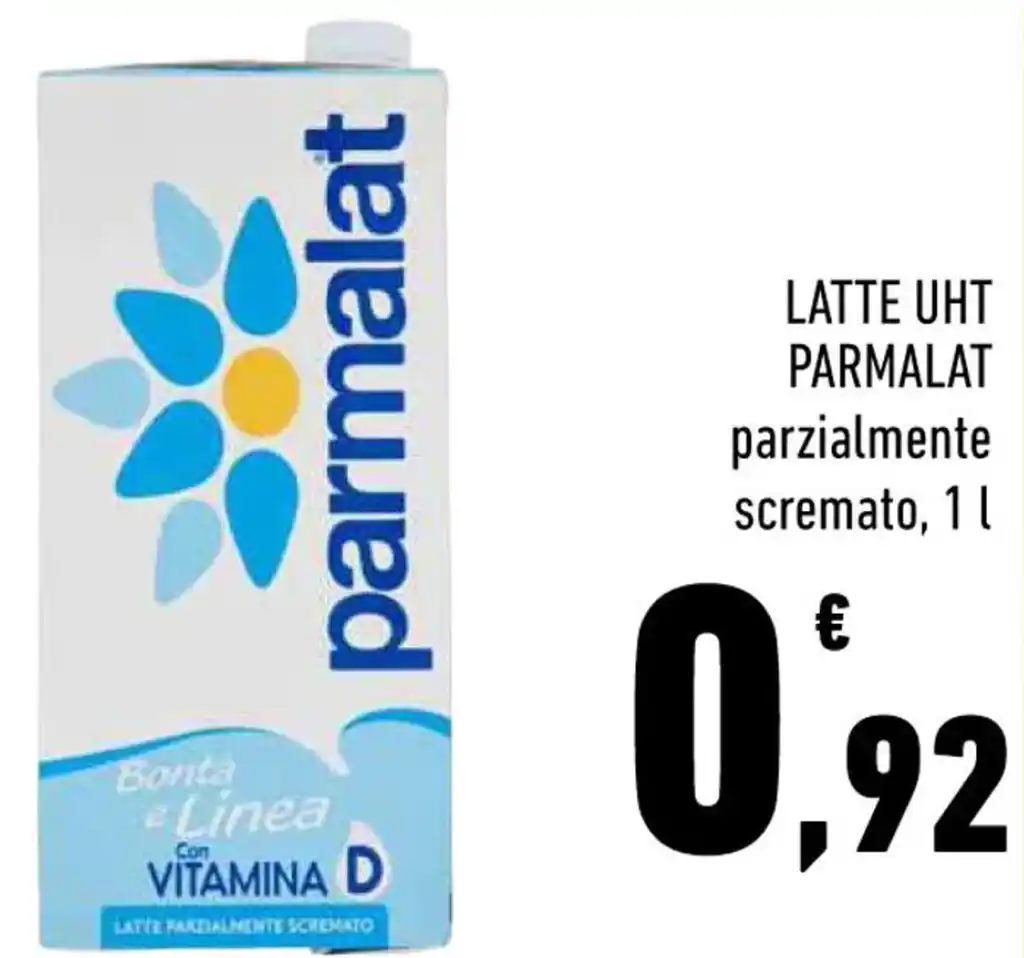 LATTE UHT PARMALAT parzialmente scremato, 1 l offerta di Conad Superstore