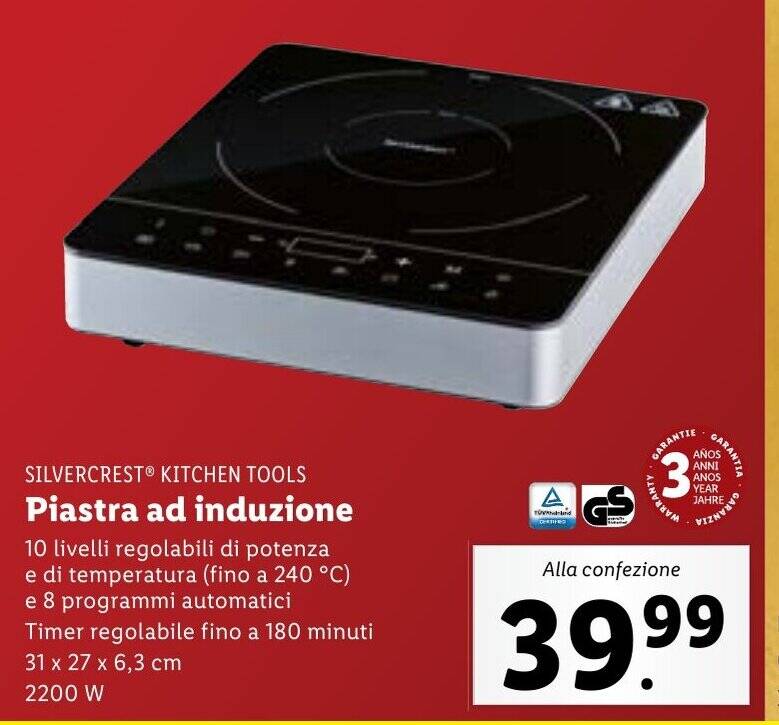 SILVERCREST KITCHEN TOOLS Piastra ad induzione offerta di Lidl