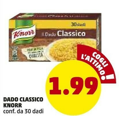 Knorr Il Dado Classico 30 Pz offerta di PENNY