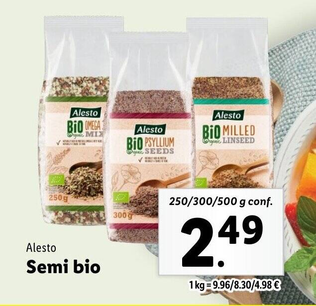 Offerta Alesto Semi bio 250-500 g nel volantino di Lidl