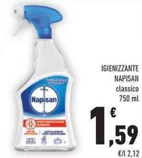 Napisan Igienizzante 750 ml offerta di Conad