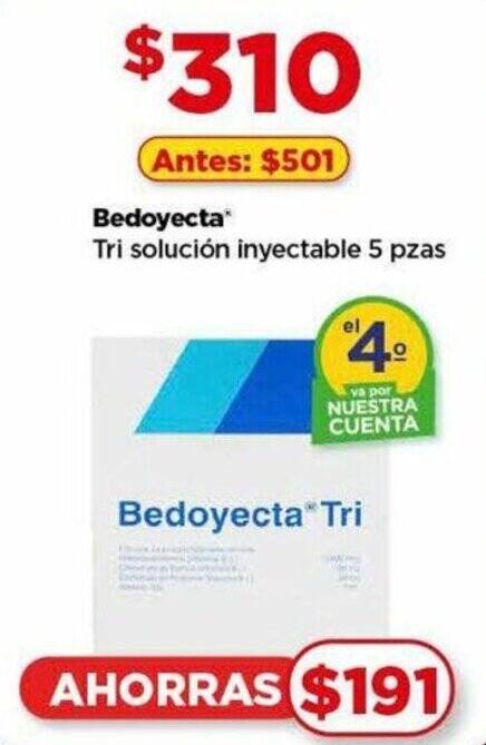 Bedoyecta oferta y precio en Bodega Aurrerá – sep 2025