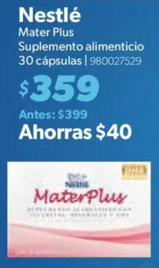Nestlé oferta y precio en Sam's Club – sep 2025