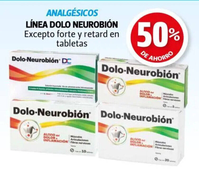 Dolo-Neurobión oferta y precio en Farmacias Guadalajara – sep 2025