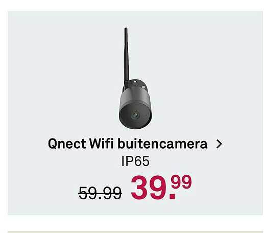 Qnect Wifi Buitencamera > IP65 aanbieding bij Karwei