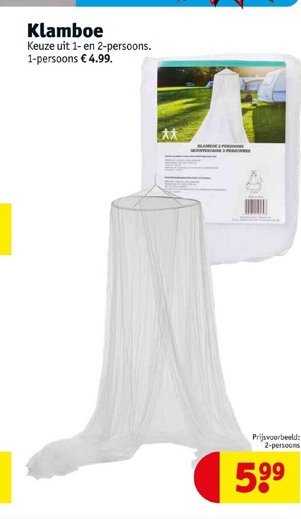 Klamboe aanbieding bij Kruidvat