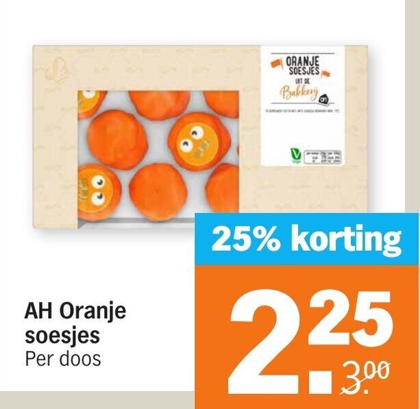 AH Oranje soesjes aanbieding bij Albert Heijn