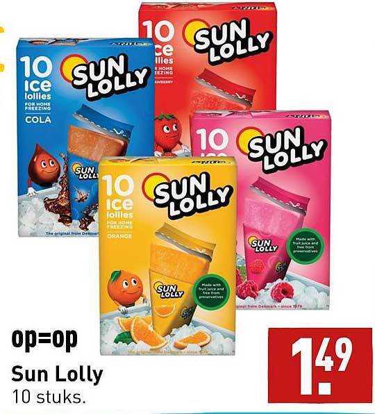Sun Lolly aanbieding bij ALDI