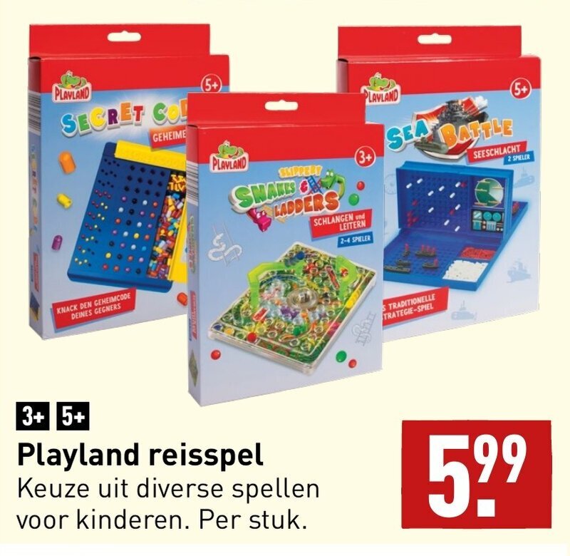 Playland reisspel aanbieding bij ALDI