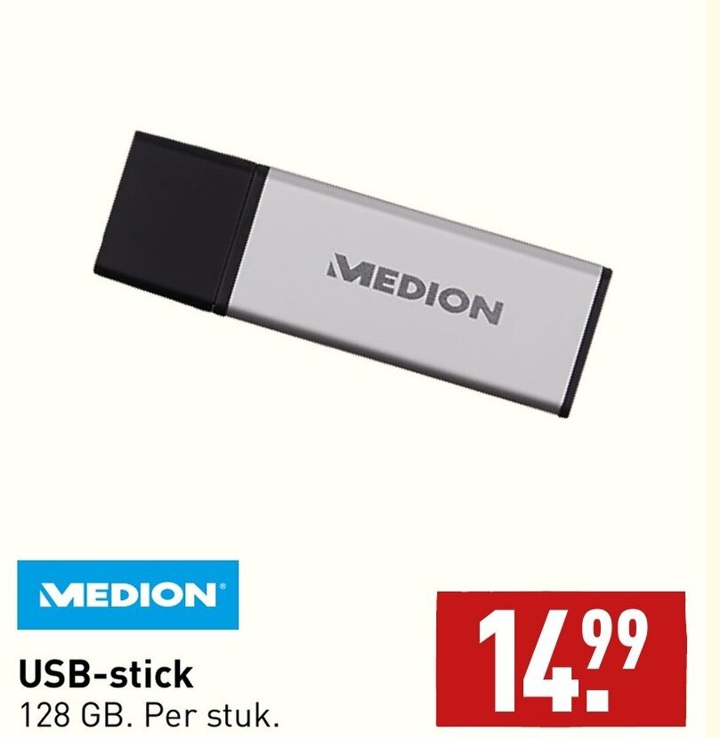 Medion USB-stick aanbieding bij ALDI