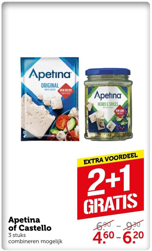 Apetina of Casrello aanbieding bij Coop