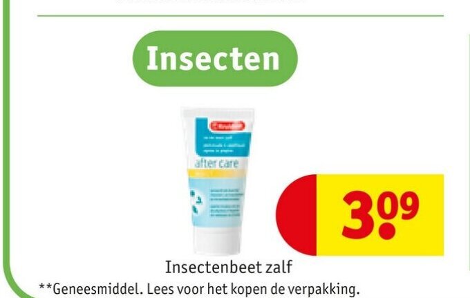 Insectenbeet zalf aanbieding bij Kruidvat