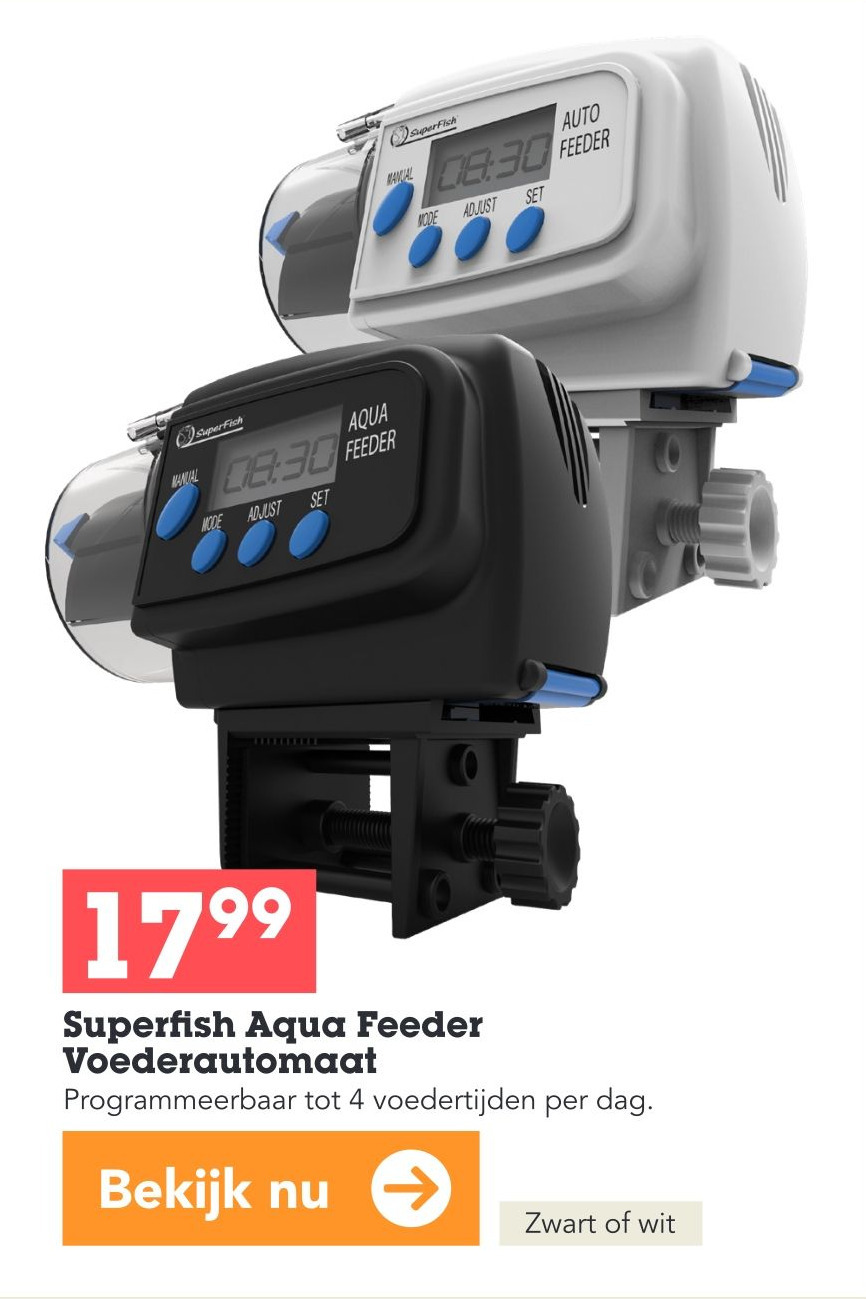 Superfish Aqua Feeder Voederautomaat aanbieding bij Discus