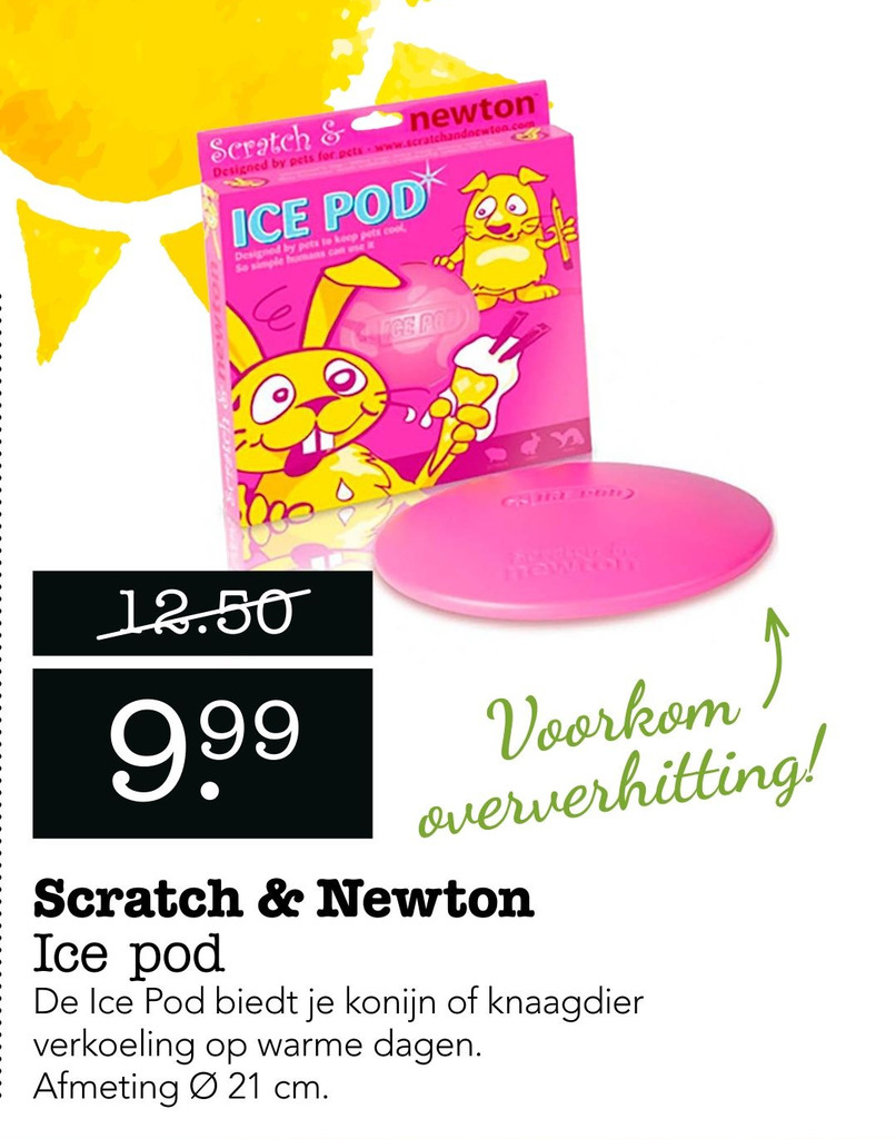 Scratch & Newton Ice pod aanbieding bij Dierspecialist