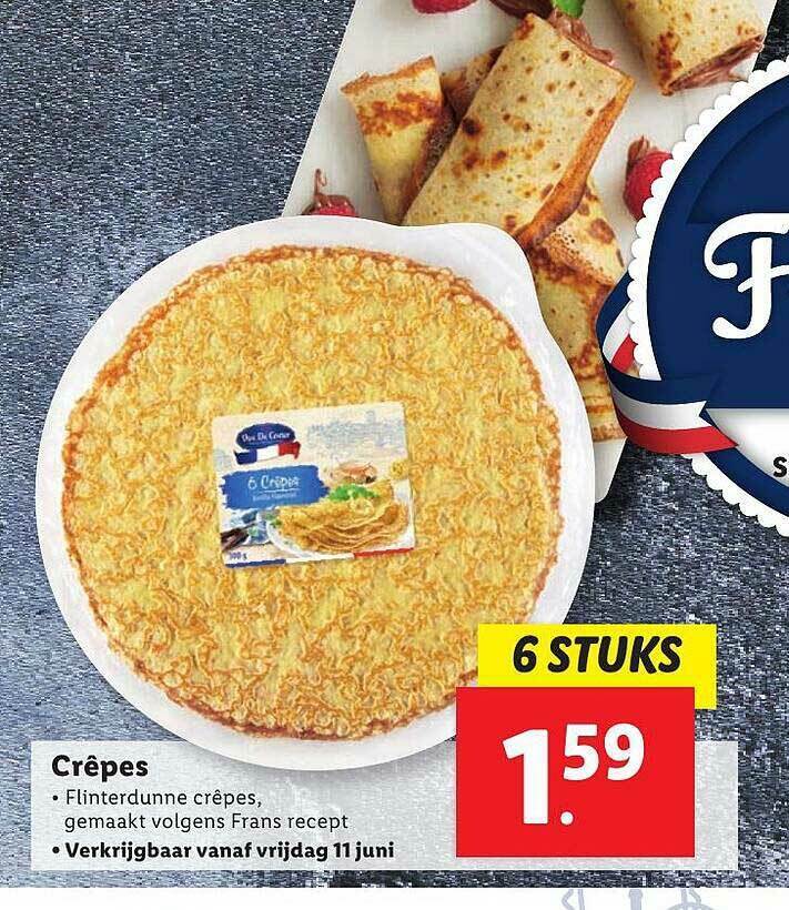 Duc de coeur crêpes aanbieding bij Lidl
