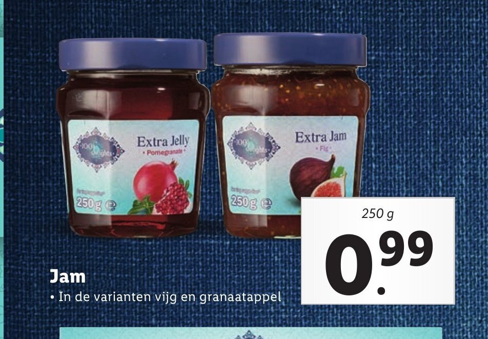 Jam 250 g aanbieding bij Lidl