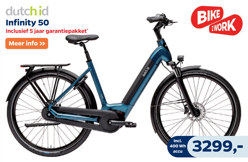 Dutch id Infinity 50 aanbieding bij Bike Totaal